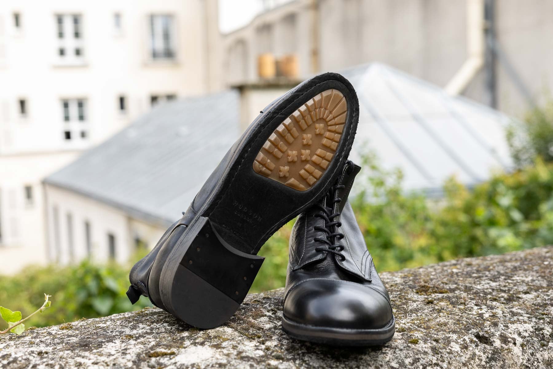 Palmer Hudson - Boots Black Hudson. Semmelle gomme. Chaussure en cuir ...