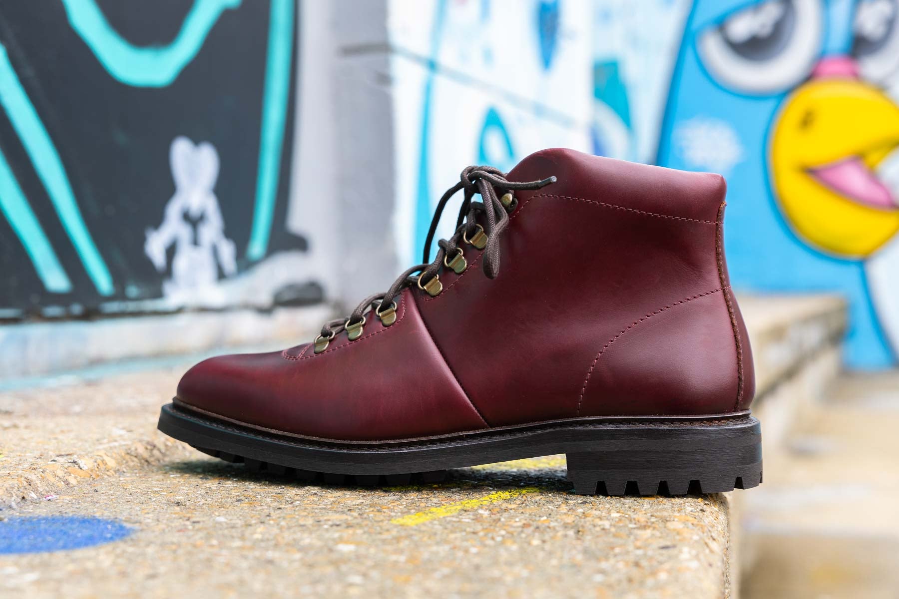 BRITISH SHOES - Boots 14603 Bordeaux à semelle gomme – British Shoes