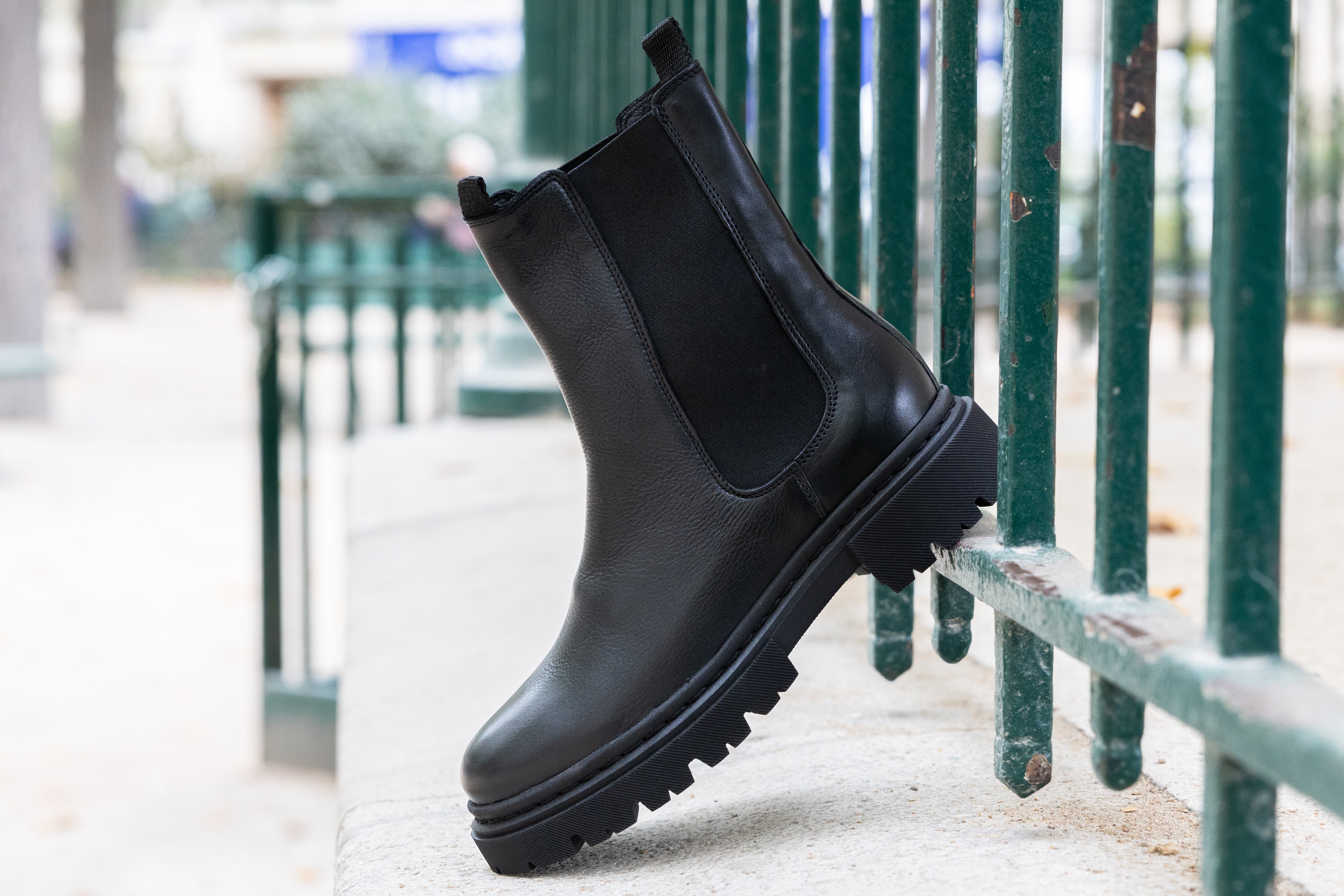 Blake Hudson - Boots Noir Hudson. Semelle gomme. Chaussure en cuir ...
