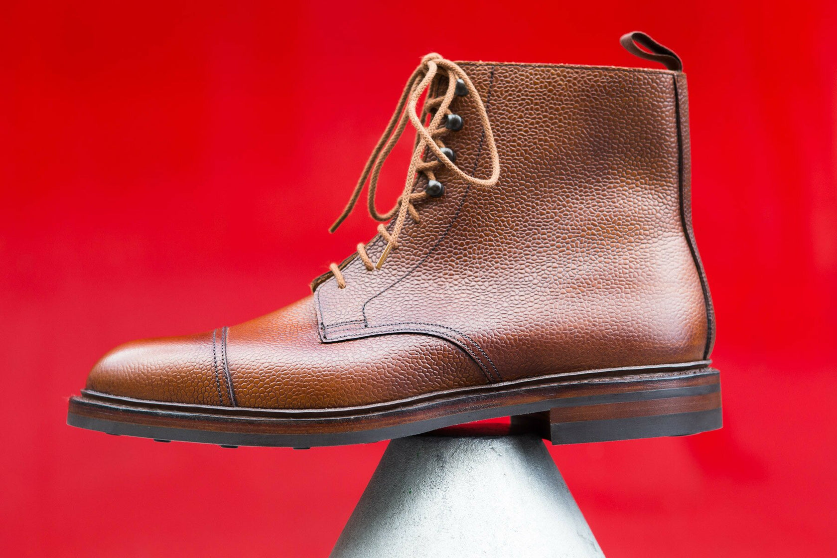 Crockett & Jones - Iconic Coniston Boots Coniston tan scotch grain ...