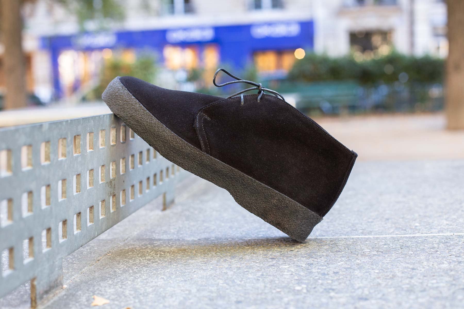 Sanders - Hannah Boots noir semelle crêpe Made in UK – British Shoes